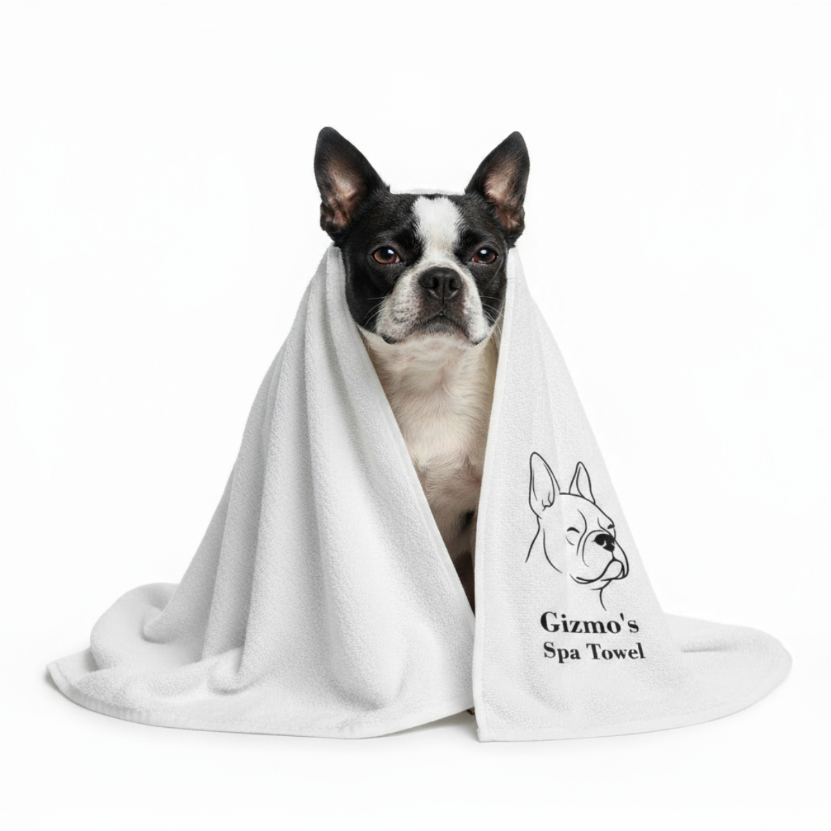 Custom Dog Spa Towel - Soft Premium Terry – Boston Terrier World
