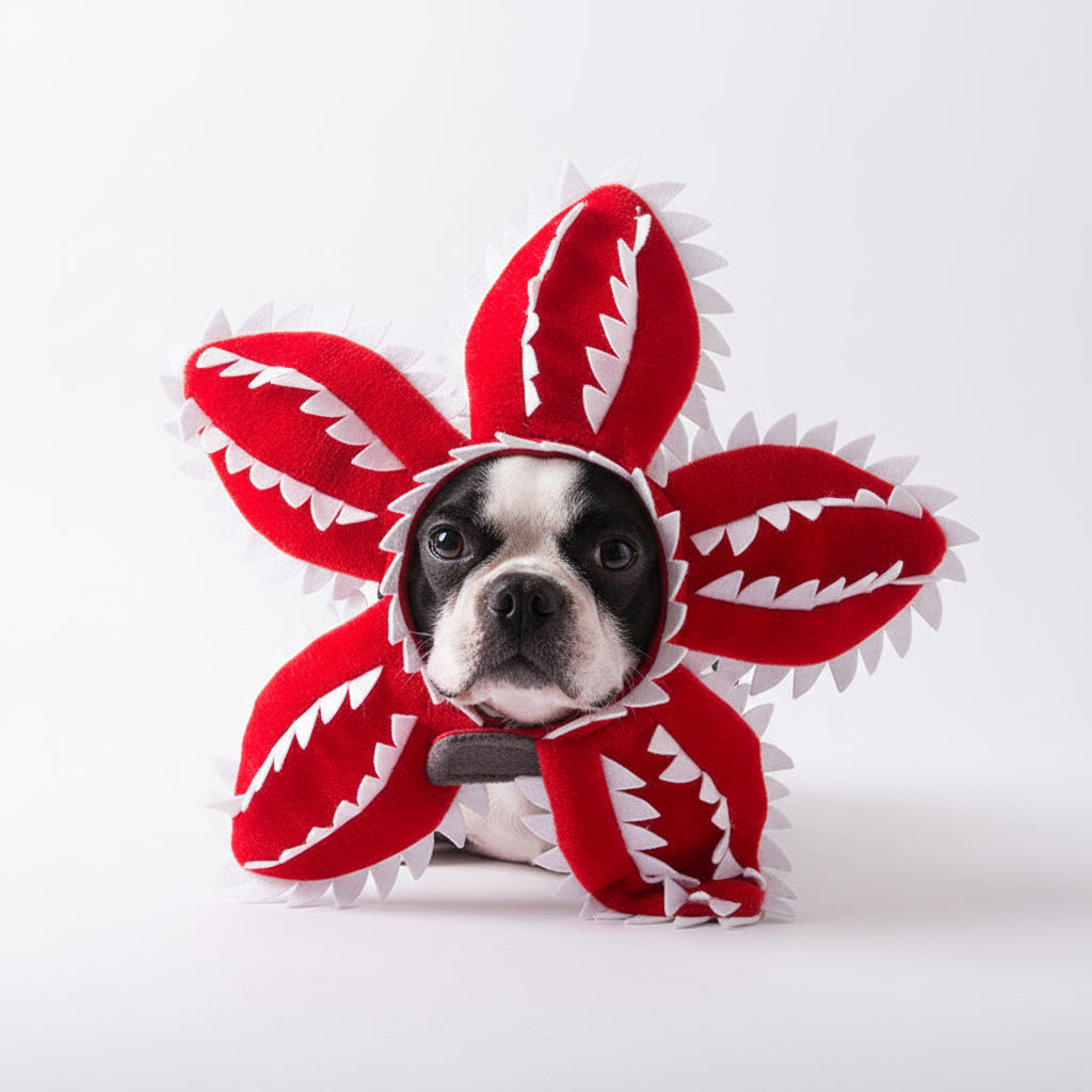 Dog Cannibal Flower Headgear Costume – Boston Terrier World