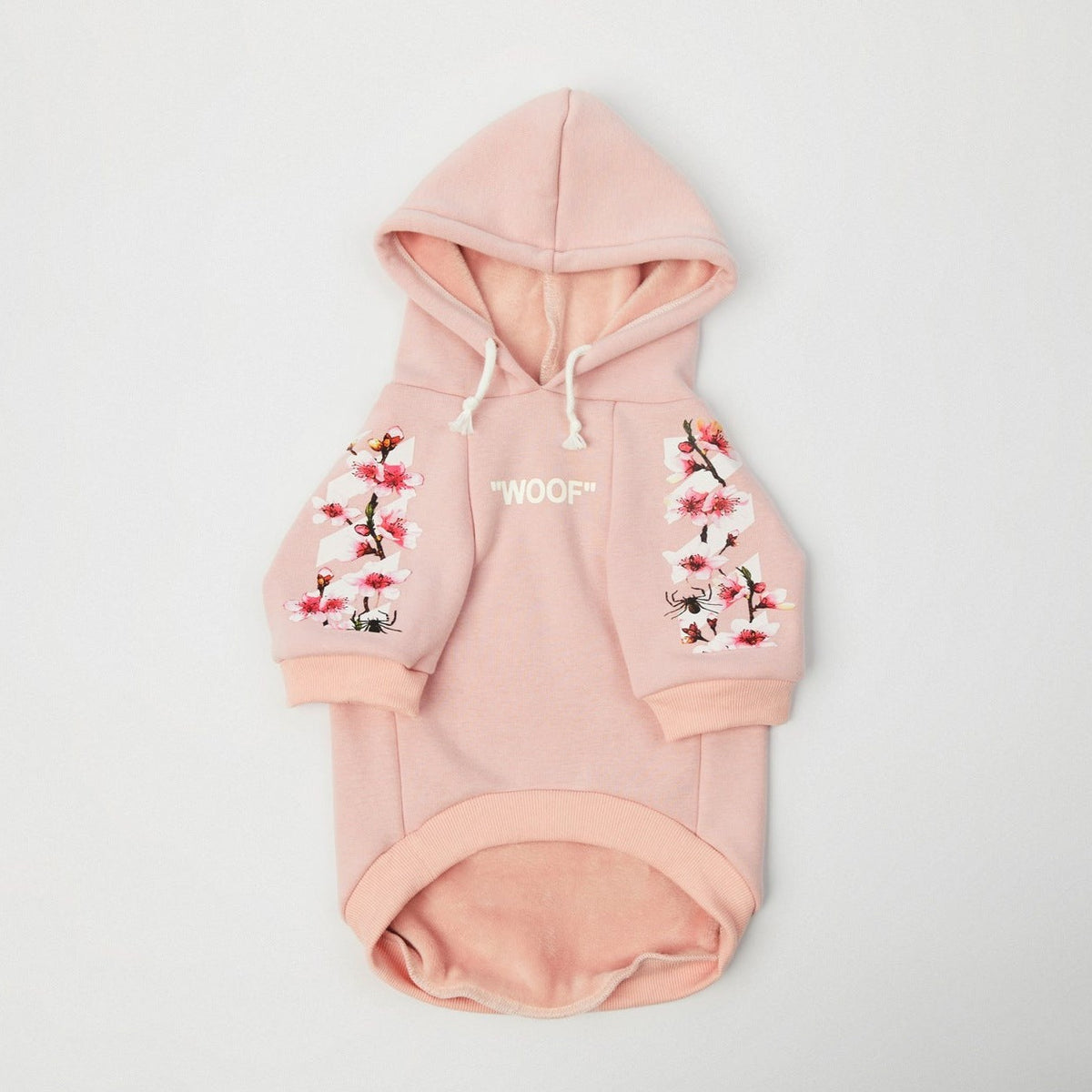 Woof Dog Hoodie - Sakura Pink – Boston Terrier World Woof Dog Hoodie - Sakura Pink – Boston Terrier World